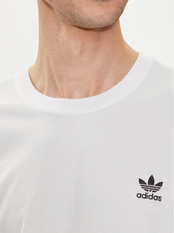 adidas T-Shirt Trefoil Essentials IZ2098 Biały Regular Fit | Modivo.pl