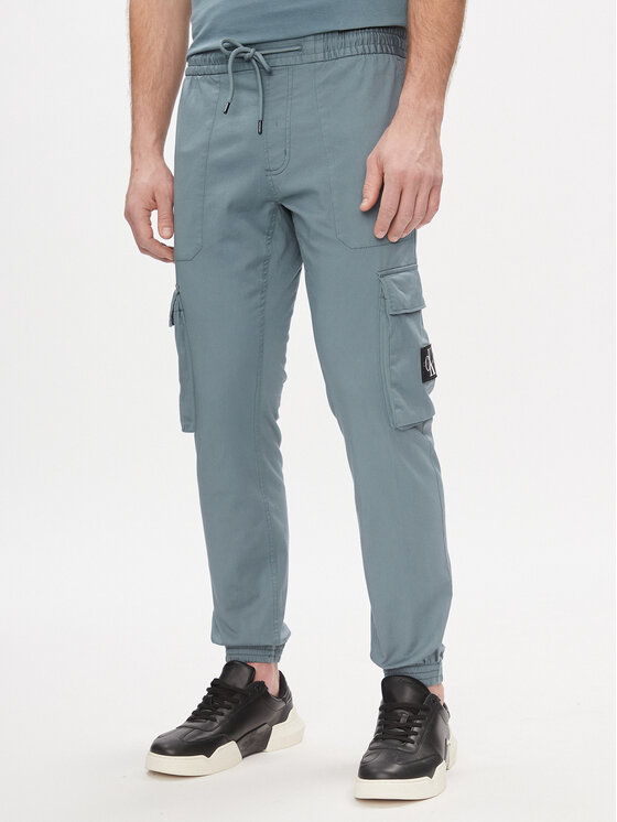 Calvin Klein Jeans Cargohose J30j324696 Blau Skinny Fit Modivo At