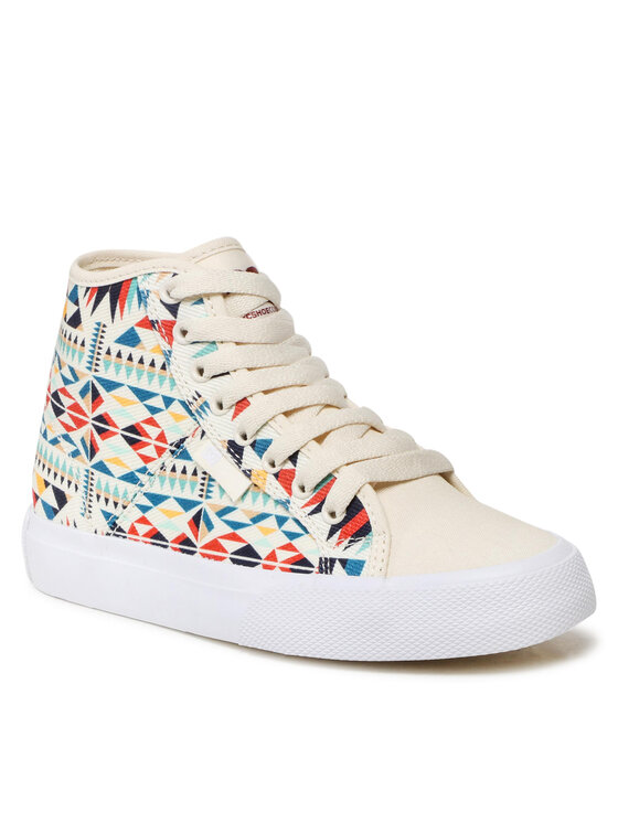 DC Shoes Sneakersy Manual Hi Txse ADJS300275 Beżowy | Modivo.pl