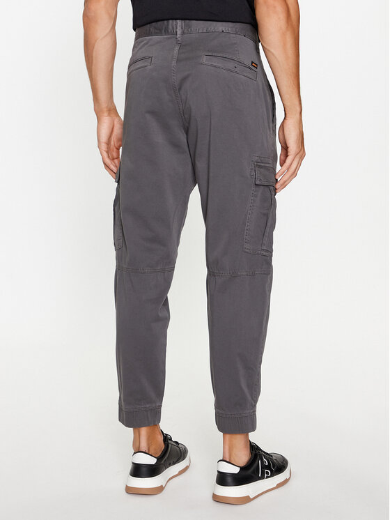 Boss Auduma bikses 50494347 Pelēks Regular Fit | Modivo.lv