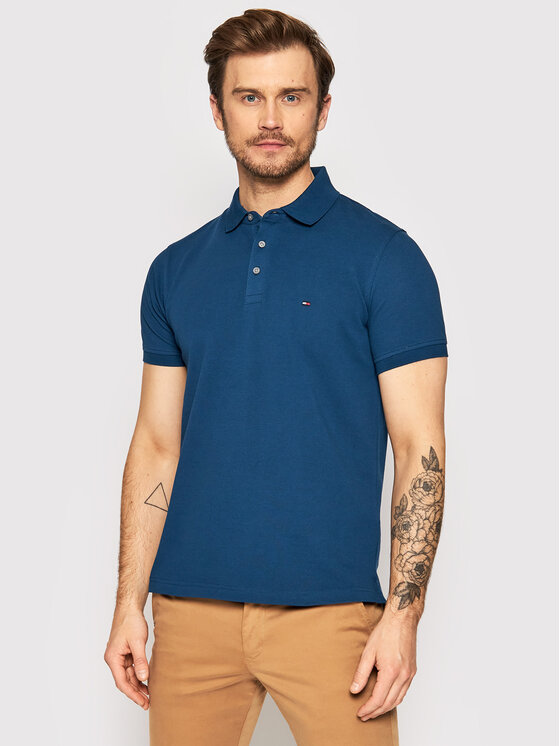 Tommy Hilfiger Polo 1985 Mw0mw17771 Σκούρο μπλε Slim Fit Modivo Gr