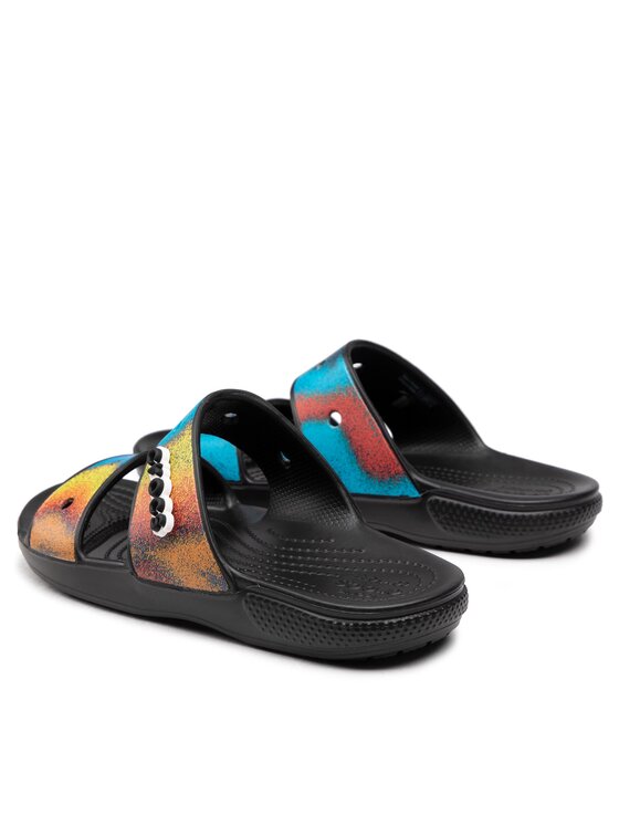 Crocs Klapki Classic Crocs Spray Dye 208055 Kolorowy | Modivo.pl