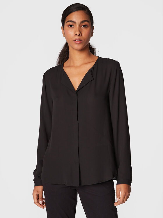 b.young Hemd Hialice 20804299 Schwarz Regular Fit | Modivo.de