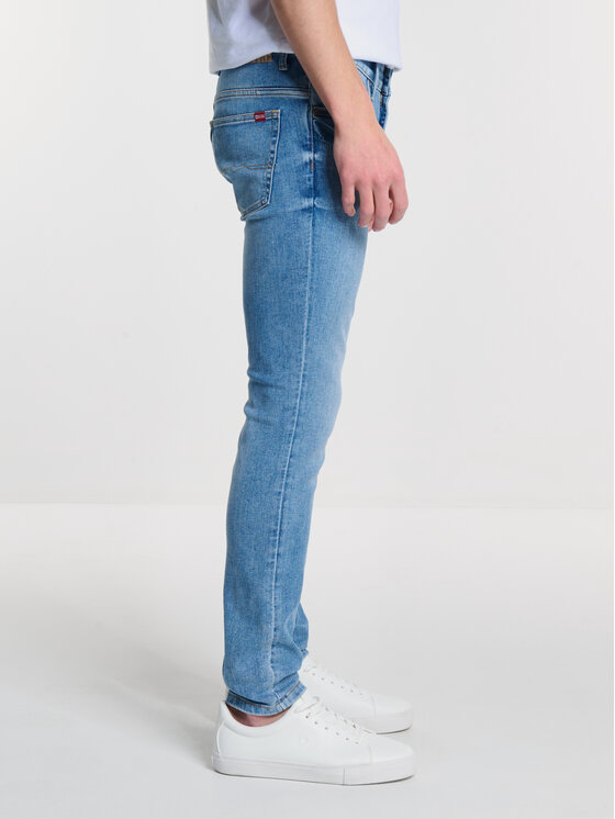 BIG STAR Jeansy DERIC Niebieski Skinny Fit | Modivo.pl