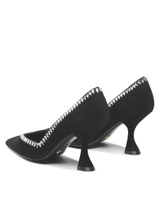 Stuart Weitzman Lodičky Gemcut Xcurve 85 Pum SD143 Černá | Modivo.cz