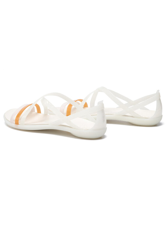 Crocs Sandály Isabella Strappy Sandal W 204915 Bílá | Modivo.cz