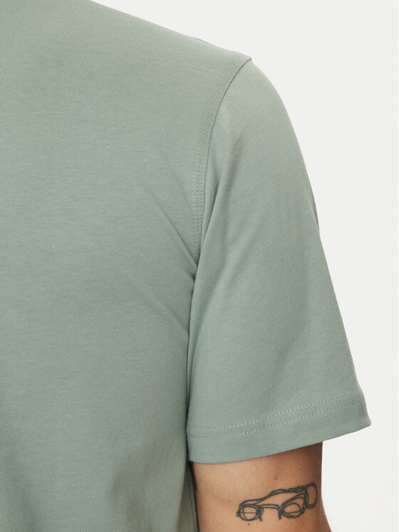 adidas T-Shirt Trefoil Essentials JC9993 Zielony Regular Fit | Modivo.pl