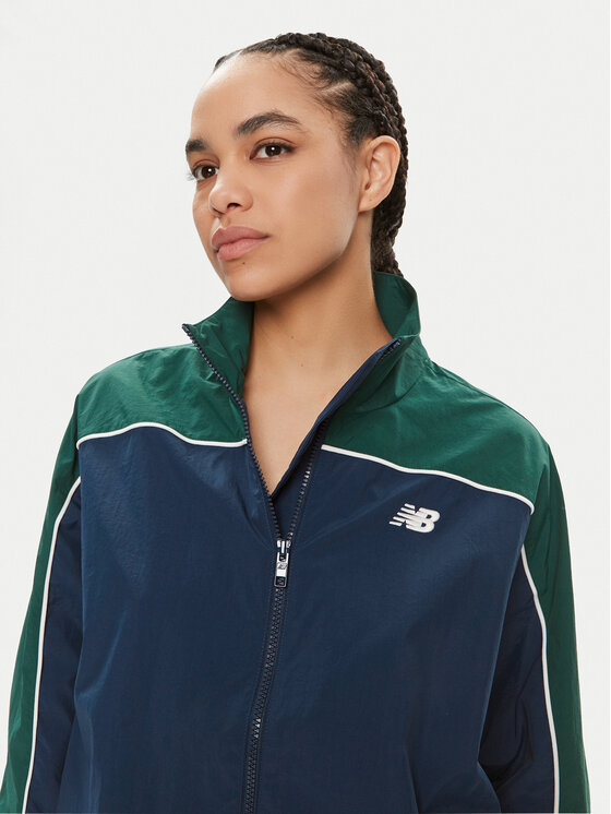 New Balance Geacă de vânt Greatest Hits WJ41506 Bleumarin Regular Fit ...