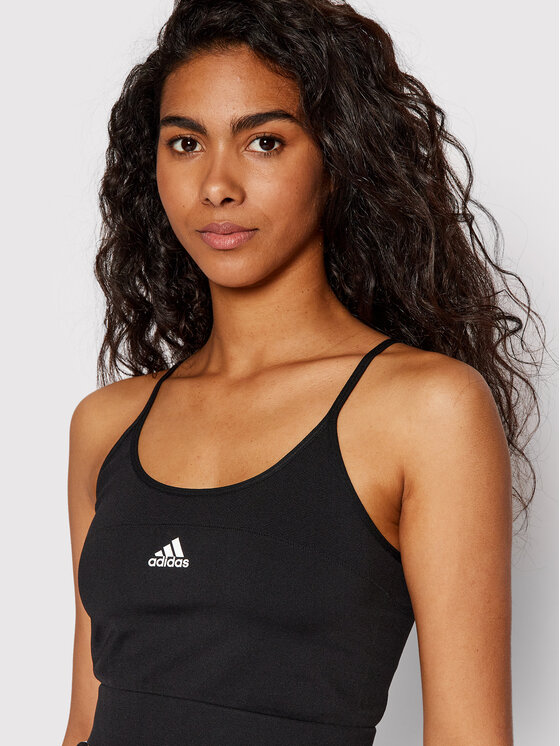 adidas Top Aeroknit Seamless HA1197 Černá Slim Fit | Modivo.cz
