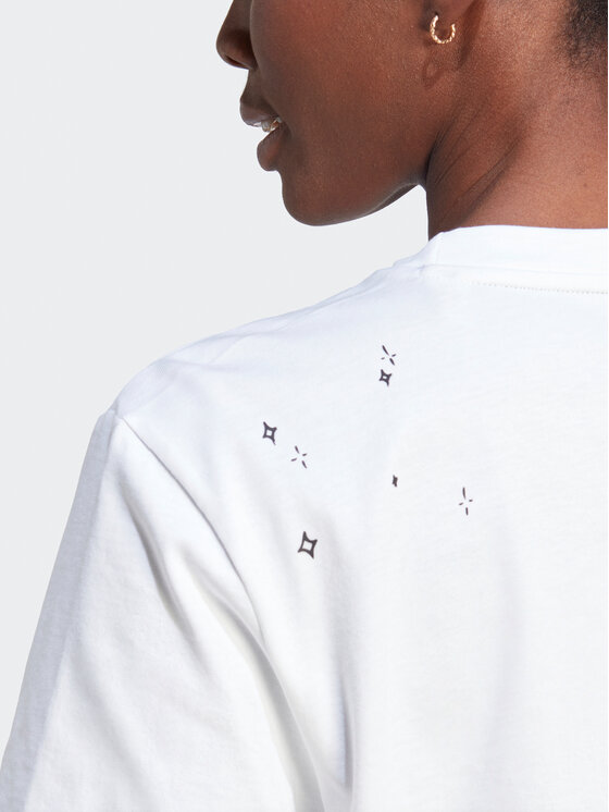 adidas T-Shirt IA3161 Biały Loose Fit | Modivo.pl