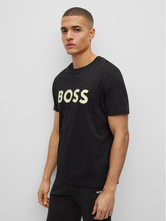 Boss T-Shirt 50488793 Schwarz Regular Fit | Modivo.de