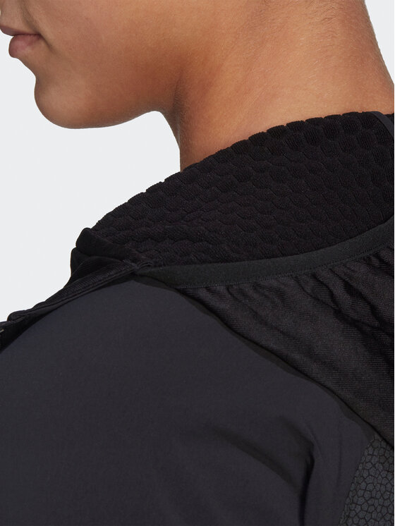 adidas Polar Techrock Flooce Wind Hooded Jacket HF0727 Czarny | Modivo.pl