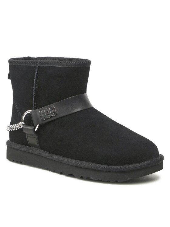 Ugg Μπότες Χιονιού W Classic Mini Chains II 1135090 Μαύρο | Modivo.gr