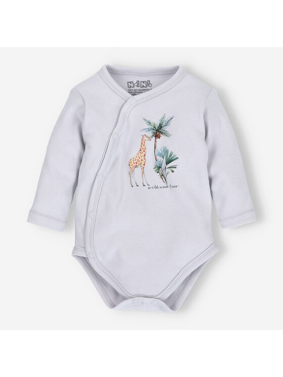 NINI Body dziecięce body Szary | Modivo.pl
