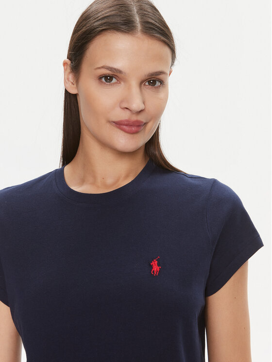 Polo Ralph Lauren T-Shirt 211898698006 Σκούρο μπλε Regular Fit | Modivo.gr