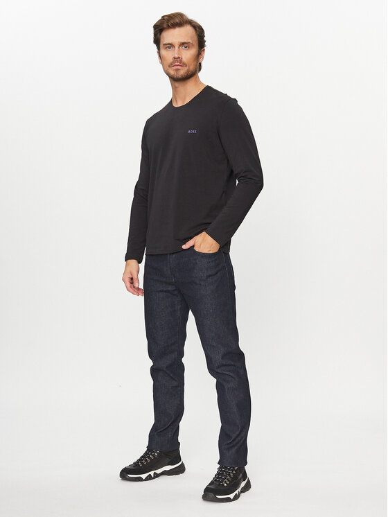 Boss S dlouhým rukávem Mix&Match 50480541 Černá Regular Fit | Modivo.cz