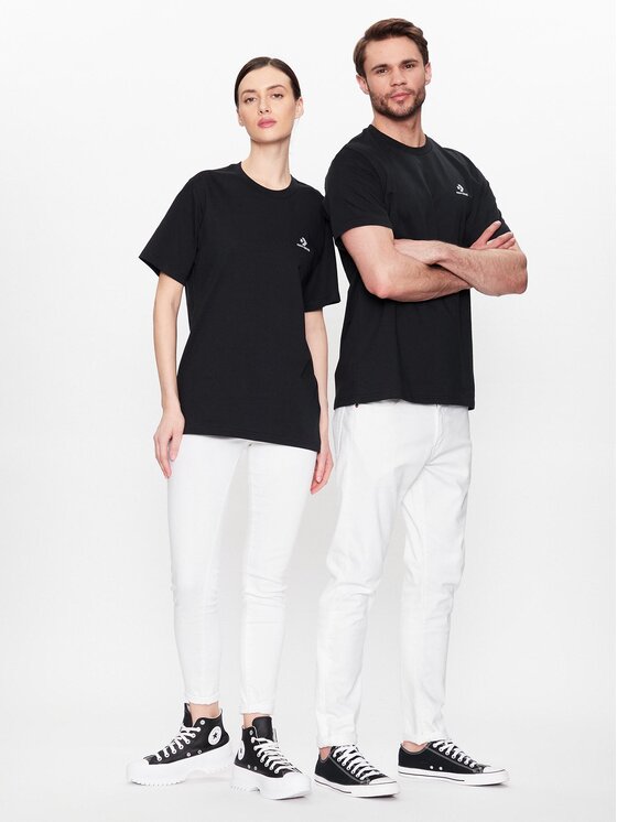 Converse T-Shirt Unisex Go-To Embroidered Star Chevron 10023876-A02 ...