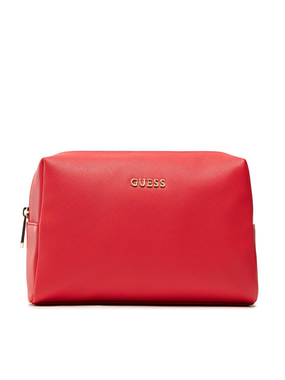 Guess Kosmetyczka Vanille Large Top Zip PWVANI P2115 Czerwony | Modivo.pl