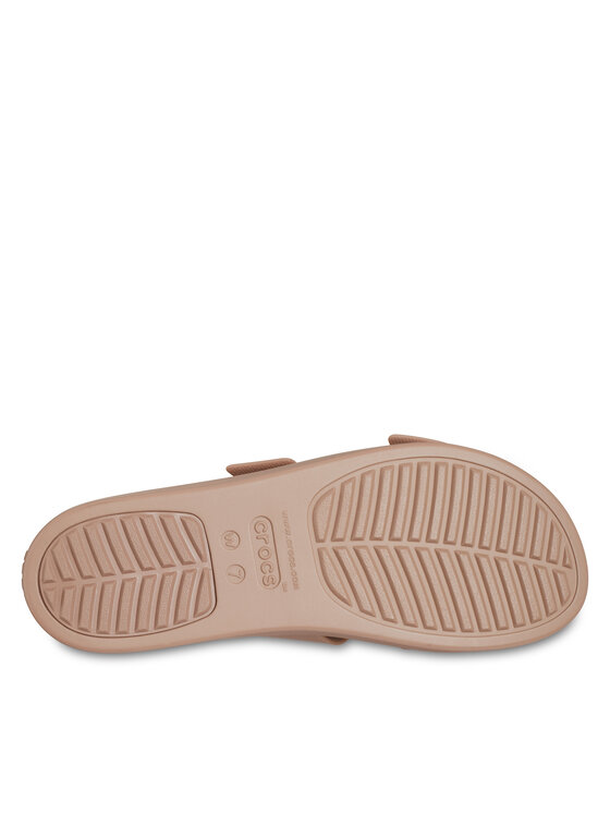 Crocs Klapki Brooklyn Low Wedge Sandal W 207431 Beżowy | Modivo.pl