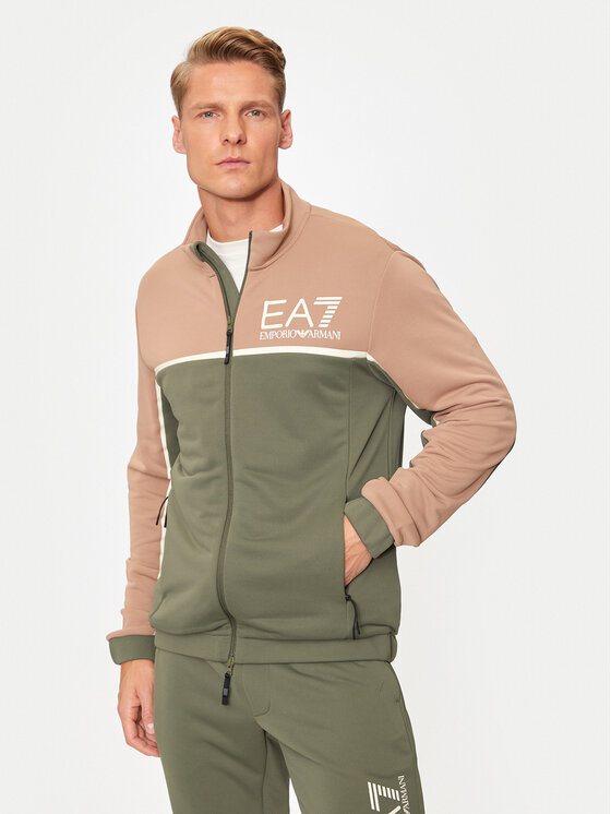EA7 Emporio Armani Trening 6DPV61 PJ16Z 1846 Verde Regular Fit | Modivo.ro
