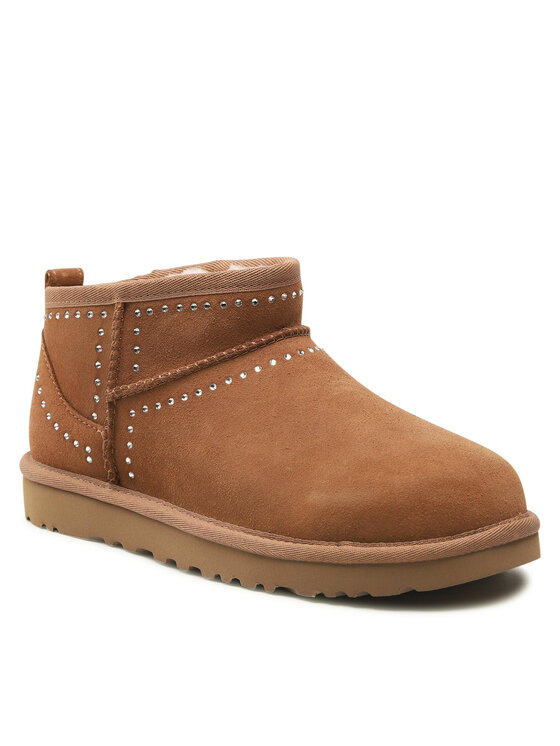Ugg Апрески W Classic Ultra Mini Bling 1119871 Кафяв | Modivo.bg