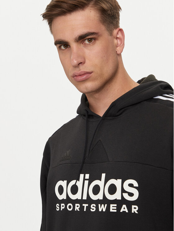 adidas Bluza House of Tiro IV8126 Czarny Loose Fit | Modivo.pl