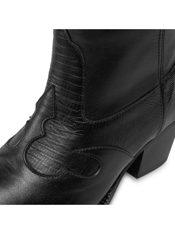 Bronx Kowbojki Western 47505-AL Czarny | Modivo.pl