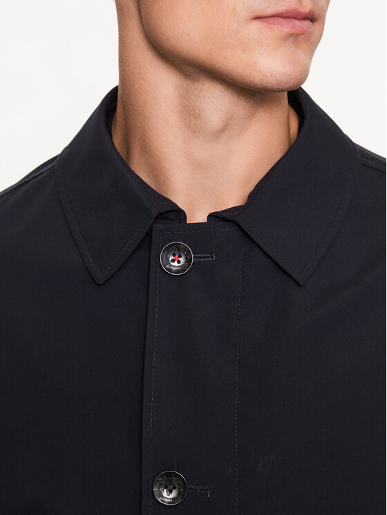 Bugatti Płaszcz przejściowy 333500 39031 Granatowy Regular Fit | Modivo.pl