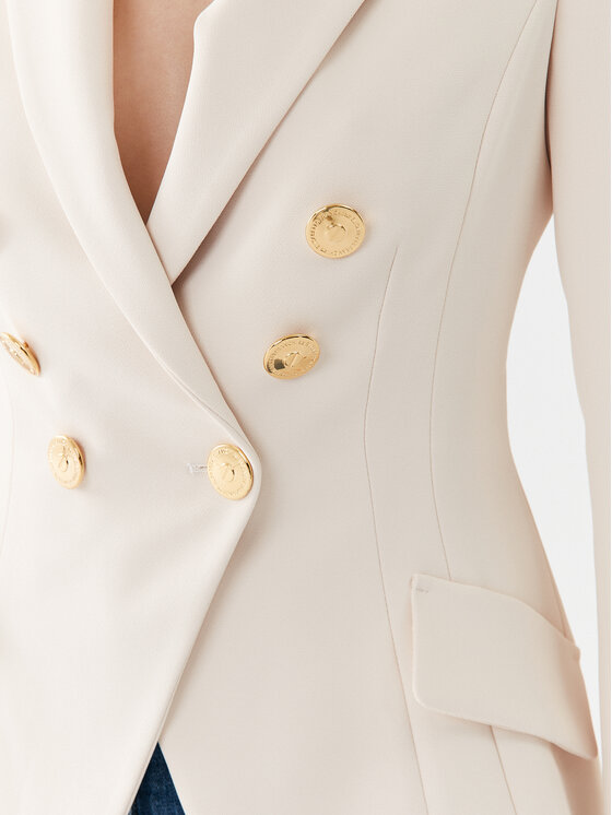 Elisabetta Franchi Sakko GI-061-36E2-4421 Beige Regular Fit | Modivo.de