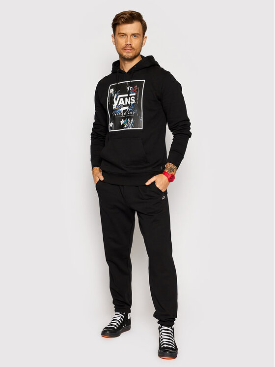 Vans Teplákové kalhoty Basic VN0A3HKN Černá Relaxed Fit | Modivo.cz