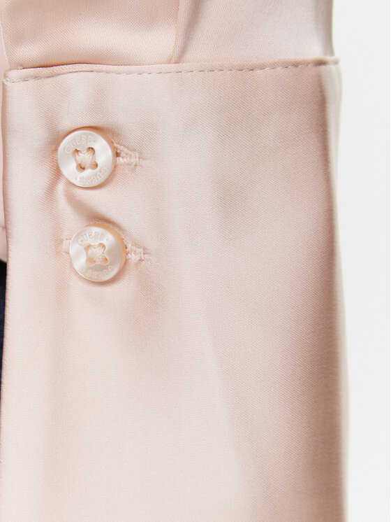 Guess Hemd Fernanda W3BH66 WFQC2 Rosa Slim Fit | Modivo.de