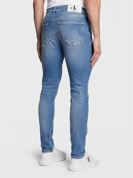 Calvin Klein Jeans Jeansy J30J322830 Niebieski Skinny Fit | Modivo.pl