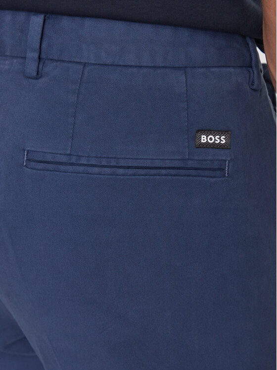Boss Chino kalhoty Kaito1 50487966 Tmavomodrá Slim Fit | Modivo.cz