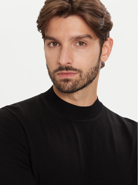 HUGO Pulover San Marc 50546856 Negru Slim Fit | Modivo.ro