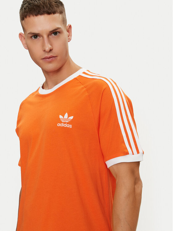 adidas T-Shirt adicolor Classics 3-Stripes IM9382 Oranžová Slim Fit ...
