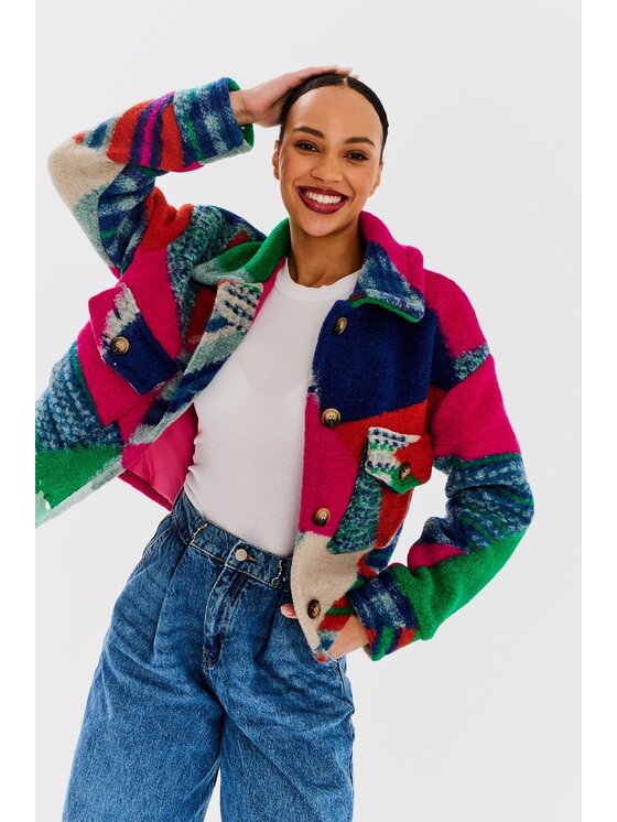 NAOKO Kurtka przejściowa Beyond Magic Kolorowy Regular Fit | Modivo.pl