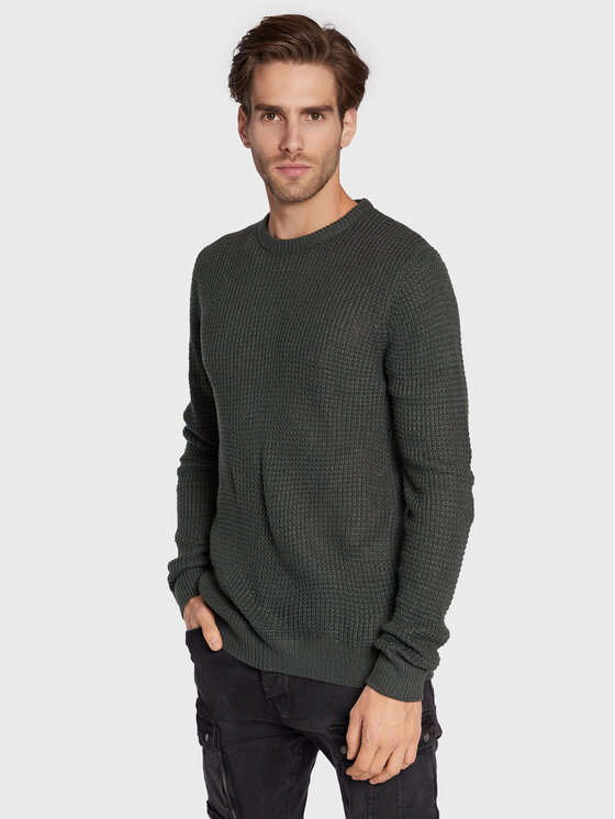 Brave Soul Pullover MK-162SLOVAKU Grün Regular Fit | Modivo.de