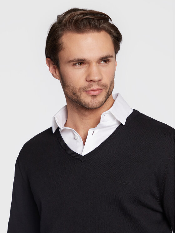 s.Oliver Sweter 2040666 Czarny Regular Fit | Modivo.pl