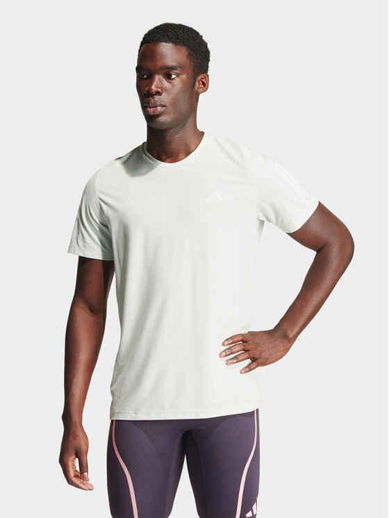adidas Technisches T-Shirt Own the Run IN1504 Grün Regular Fit | Modivo.de