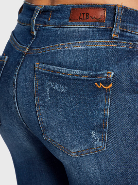 LTB Jeansy Lonia 51032 15188 Niebieski Skinny Fit | Modivo.pl