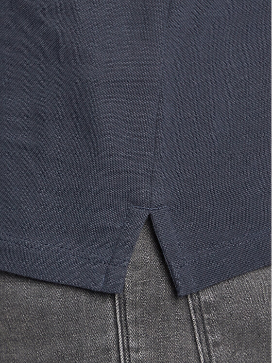 Hugo Тениска с яка и копчета 50467384 Син Slim Fit | Modivo.bg