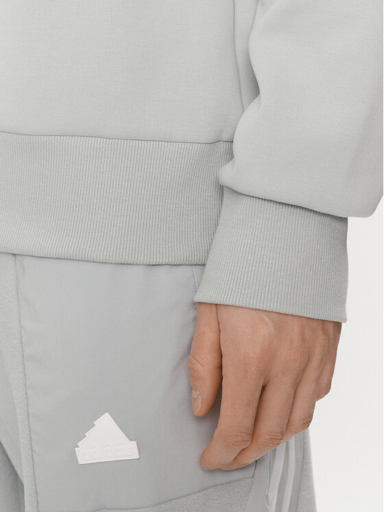 adidas Džemperis ar kapuci Future Icons Badge of Sport IJ6392 Pelēks ...