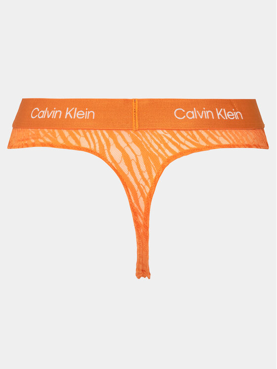 Calvin Klein Underwear Stringtanga 000QF7378E Orange | Modivo.at