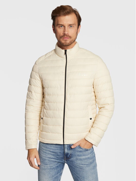 BOSS Demisezoninė striukė Calanos 50481548 Smėlio Regular Fit | Modivo.lt