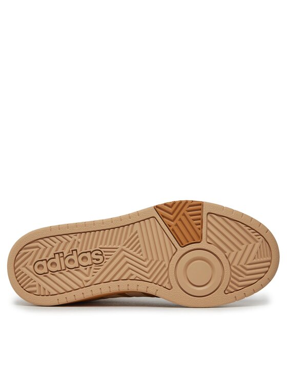 adidas Sneakersy Hoops 3.0 Mid IF2636 Brązowy | Modivo.pl