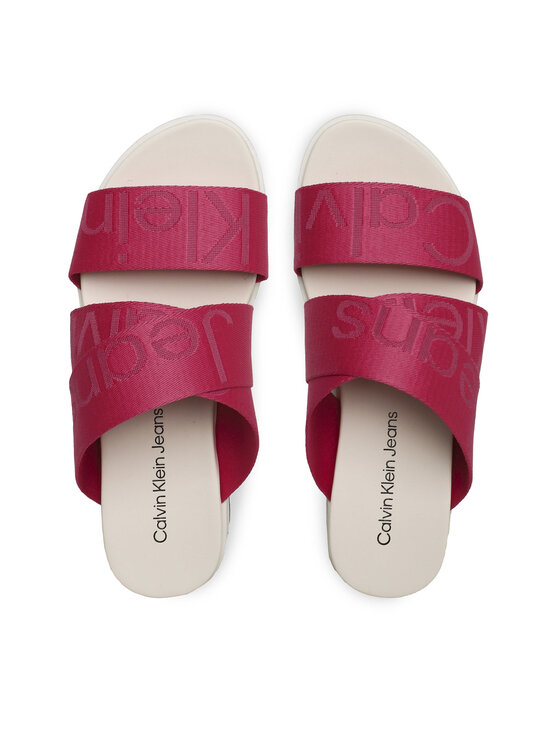 Calvin Klein Jeans Natikače Flatform Sandal Webbing YW0YW00966 ...