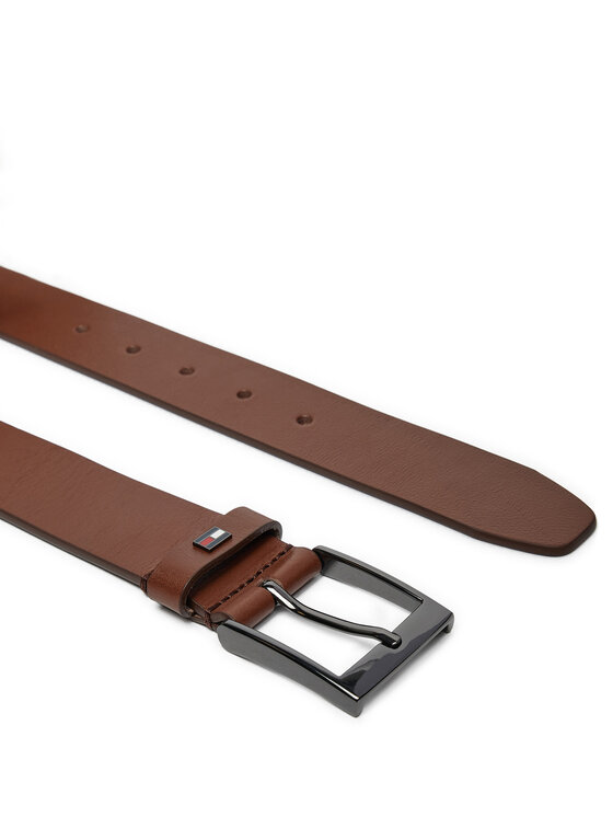 Tommy Hilfiger Pánský pásek Adan AM0AM12547 Hnědá | Modivo.cz