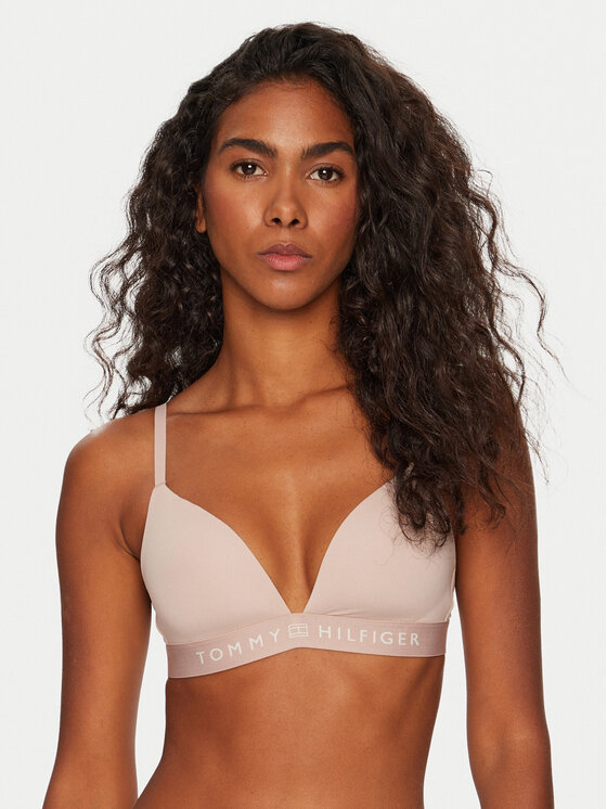 Tommy Hilfiger Bralette BH UW0UW05499 Beige Modivo