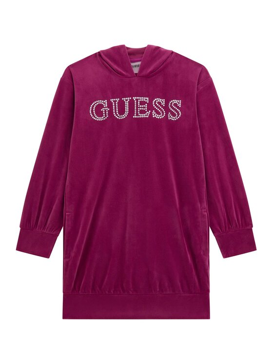 Guess Kids Sukienka 168421 Różowy Classic Fit | Modivo.pl