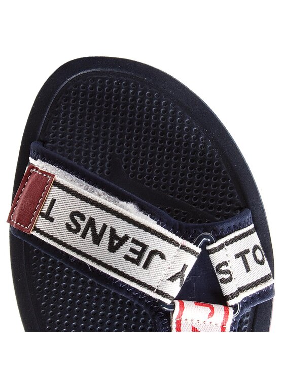 Tommy Jeans Sandalen Mens Tommy Jeans Technical Sandal EM0EM00160 WeiB Modivo